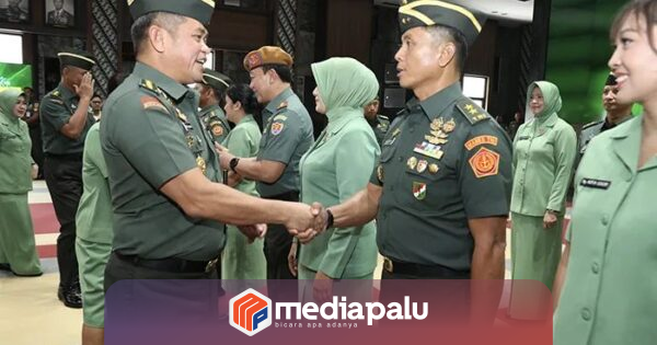 11 Pati TNI AD Naik Pangkat ke Mayor Jenderal - Media Palu